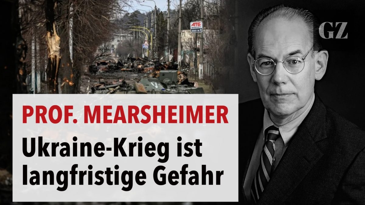 Prof. Mearsheimer: Ukraine-Krieg ist langfristige Gefahr - acTVism